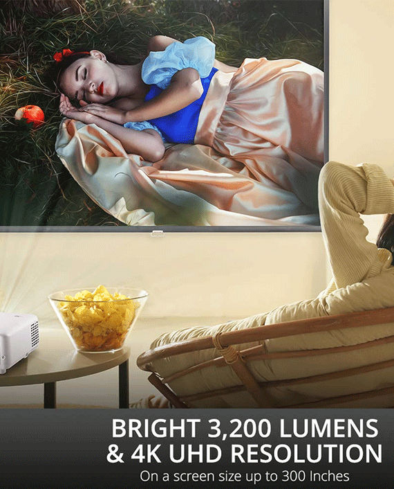 Buy Viewsonic 3200 ANSI Lumens 4K Home Projector in Qatar - AlaneesQatar.Qa
