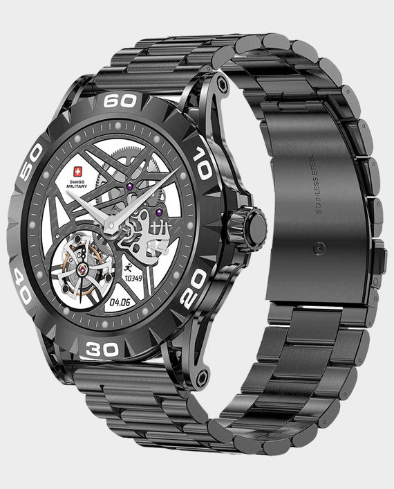 Buy Swiss Military Dom 2 Smart Watch Metal Strap in Qatar - AlaneesQatar.Qa
