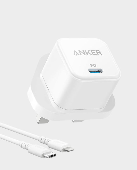 Buy Anker PowerPort III 20W Cube With Charging Cable 3ft B2149K21 ...