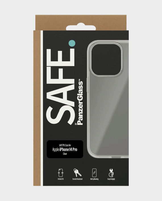 Buy Safe by PanzerGlass TPU Case For Apple iPhone 14 Pro (Transparent ...