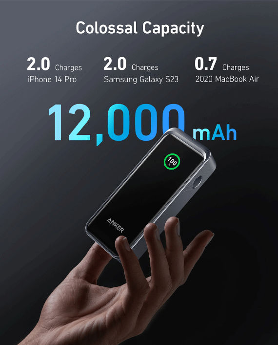 Buy Anker Prime PowerBank 130W 12000mAh in Qatar - AlaneesQatar.Qa