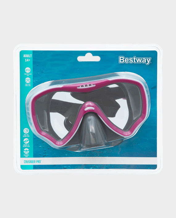 Buy Bestway Swimming Crusader Pro Mask for 14+ Years with Durable ...