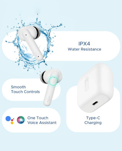 Buy Boat Airdopes 141 True Wireless Earbuds BOAT-141-WHT (Pure White ...