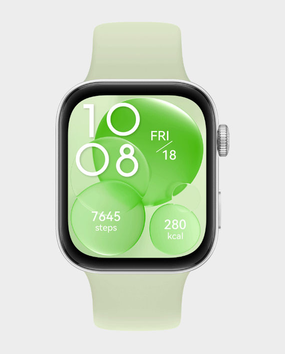 Buy Huawei Watch Fit 3 Smartwatch (Green) Price in Qatar - AlaneesQatar.Qa