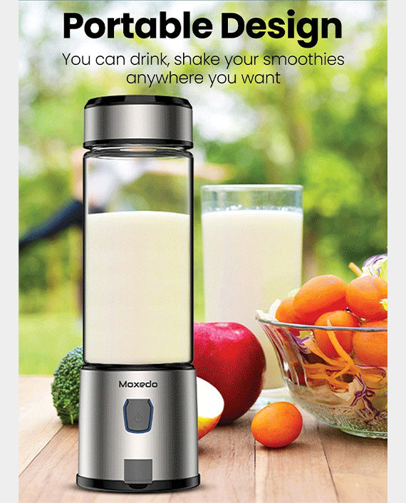 Buy Moxedo Rechargeable Portable Juicer Blender (450 Ml - Black) in ...