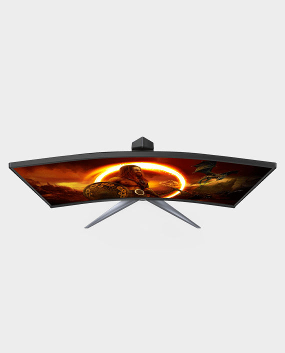 Buy AOC Curved 27 Inch Gaming Monitor C27G2Z2 (Black & Red) in Qatar ...