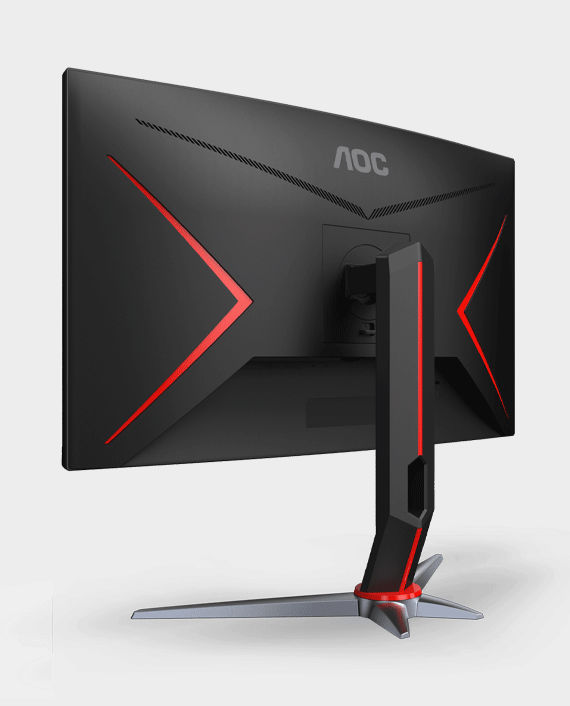 Buy AOC Curved 27 Inch Gaming Monitor C27G2Z2 (Black & Red) in Qatar ...