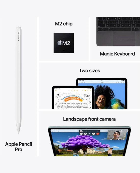 Buy Apple 13 inch iPad Air (M2) WiFi 512GB MV2K3AB/A (Blue) in Qatar ...