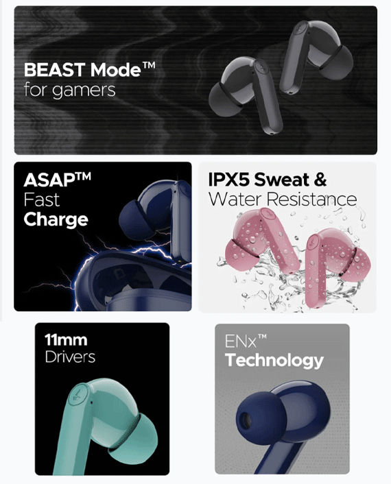 Buy Boat Airdopes 131 Pro True Wireless Earbuds in Qatar - AlaneesQatar.Qa