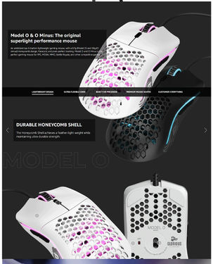 Buy Glorious Model O Wired Gaming Mouse in Qatar - AlaneesQatar.Qa