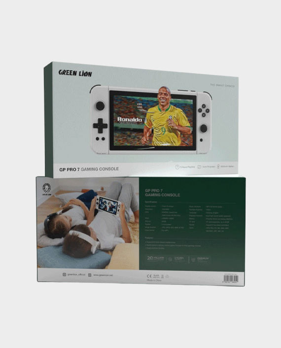 Buy Green Lion GP Pro 7 Gaming Console GNGPRO7GCWH (White) in Qatar ...