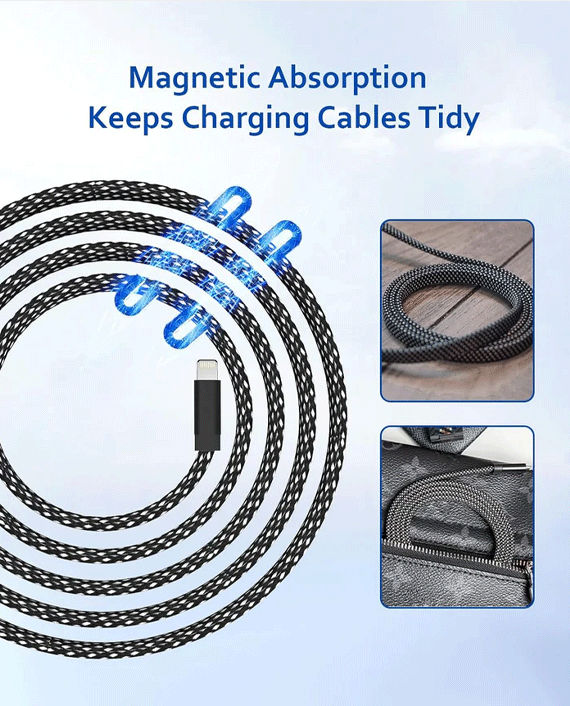 Buy Magtame Axis USB-C to USB-C Cable Flat 60W MG1601 in Qatar ...