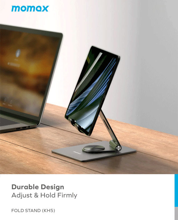 Buy Momax Fold Stand 360° Base Rotatable Foldable design Stand in Qatar ...