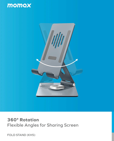 Buy Momax Fold Stand 360° Base Rotatable Foldable design Stand in Qatar ...