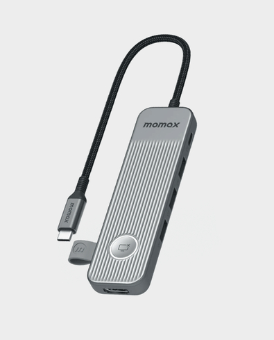 Buy Momax Onelink 8 in 1 USB Hub Nylon Braided USB-C Cable in Qatar ...