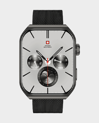 Buy Swiss Military Alps 3 Smartwatch (Gun Metal Frame with Gun Steel ...