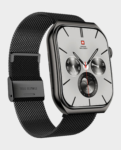 Buy Swiss Military Alps 3 Smartwatch (Gun Metal Frame with Gun Steel ...