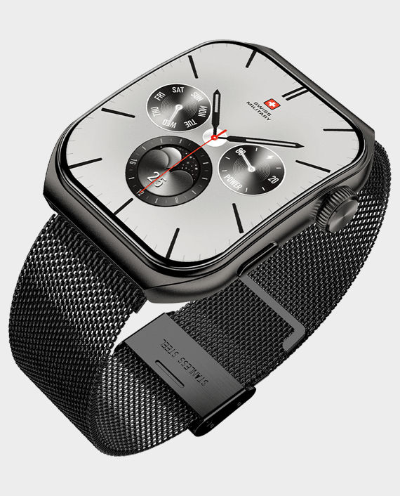 Buy Swiss Military Alps 3 Smartwatch (Gun Metal Frame with Gun Steel ...