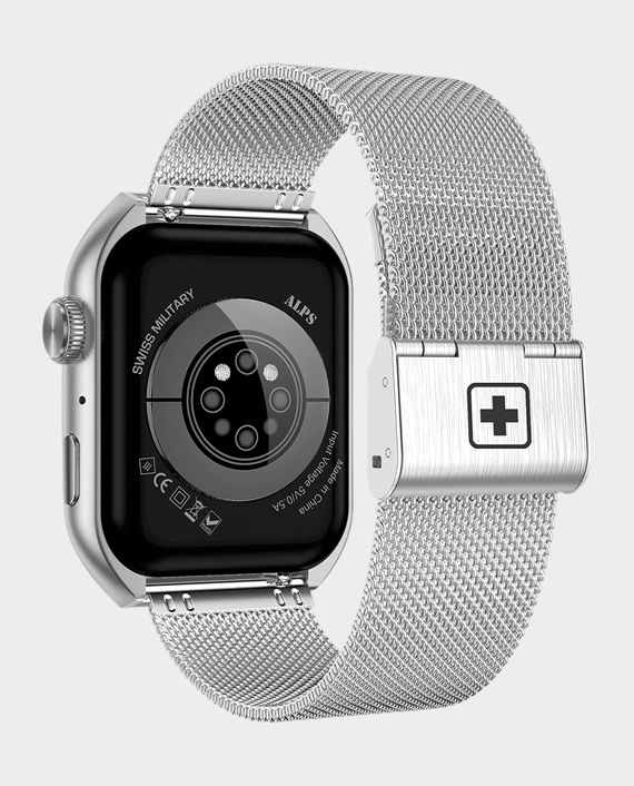 Buy Swiss Military Alps 3 Smartwatch Silver Frame (Silver Steel Strap ...