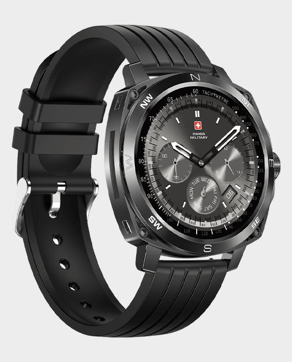 Buy Swiss Military Dom 4 Smart Watch Silicon Strap (SM-WCH-DOM4-GunF ...