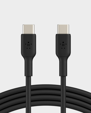 Buy Belkin BoostCharge 2.0 USB-C to USB-C 2m Cable BL-CBL-USBC-USBC-2M-BLK in Qatar ...