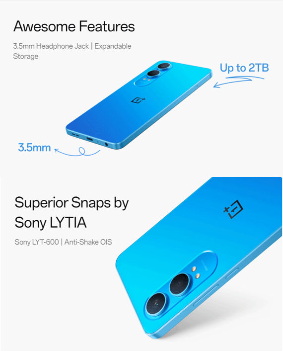 Buy Oneplus Nord CE4 Lite 5G (8GB 256GB - Mega Blue) in Qatar ...