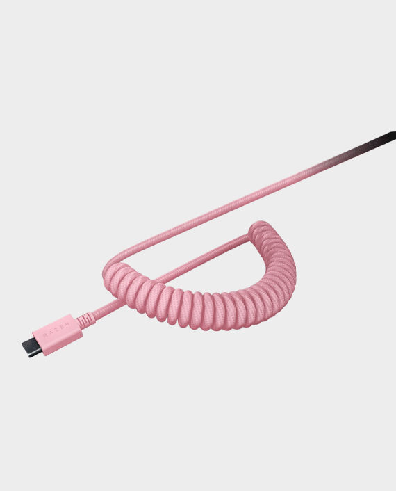 Buy Razer PBT Keycap With Coiled Cable Upgrade Set - (Quartz Pink) in ...