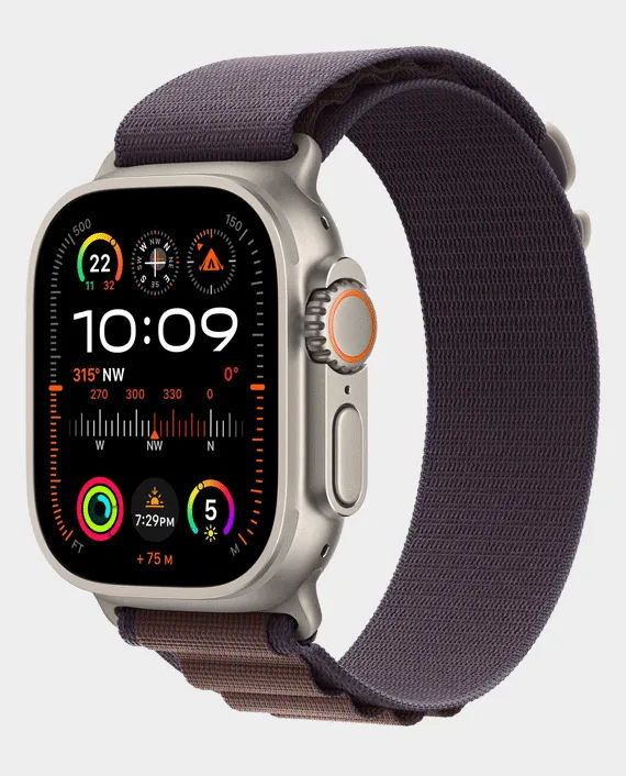 Buy Apple Watch Ultra 2 GPS + Cellular 49mm Titanium Case with Indigo ...