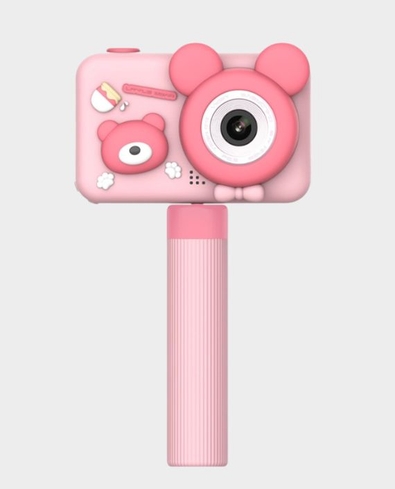 Buy Porodo Kids 26MP Digital Camera With Tripod Stand (Pink) in Qatar ...