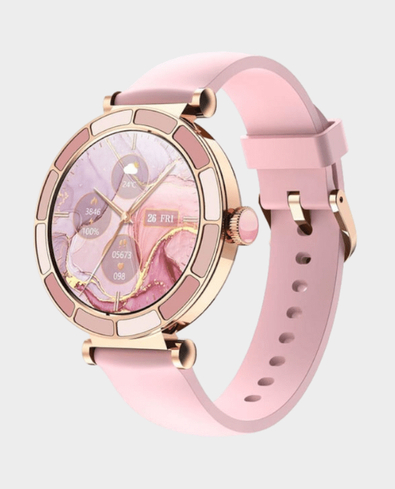 Buy X.Cell Celine Smart Watch (Gold/Pink) in Qatar - AlaneesQatar.Qa