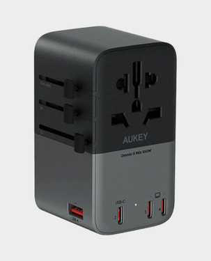Buy Aukey Universal Travel Adapter 100W PA-TA09A-GY (Gray) Price in ...