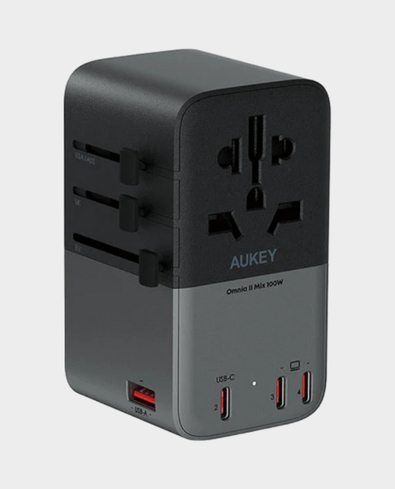 Buy Aukey Universal Travel Adapter 100W PA-TA09A-GY (Gray) Price in ...