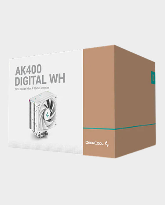 Buy DeepCool AK400 Digital WH CPU Cooler ARGB LED in Qatar ...