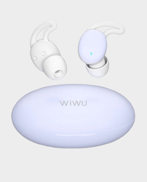 Buy Wiwu Zero Beans TWS Airbuds (Purple) in Qatar - AlaneesQatar.Qa