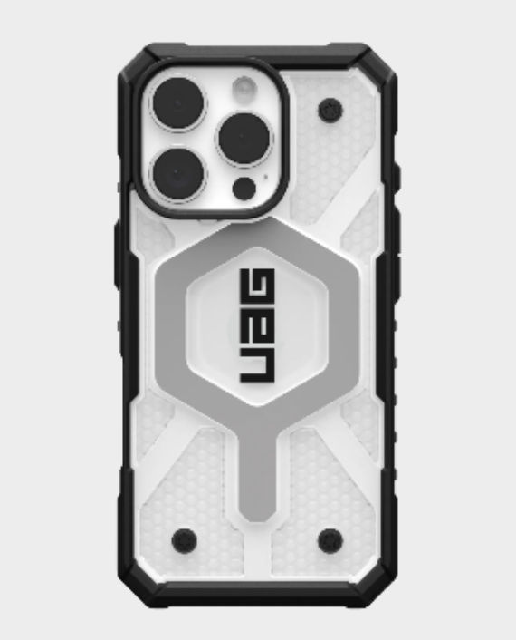 Buy UAG Pathfinder MagSafe Case for Apple iPhone 16 Pro Max (Silver) in Qatar - AlaneesQatar.Qa