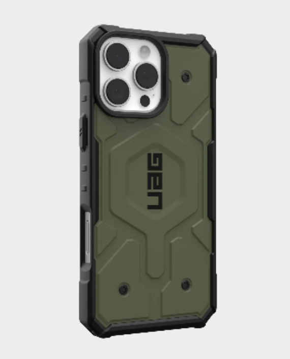 Buy UAG Pathfinder MagSafe Case for iPhone 16 Pro Max (Olive Drab) in Qatar - AlaneesQatar.Qa