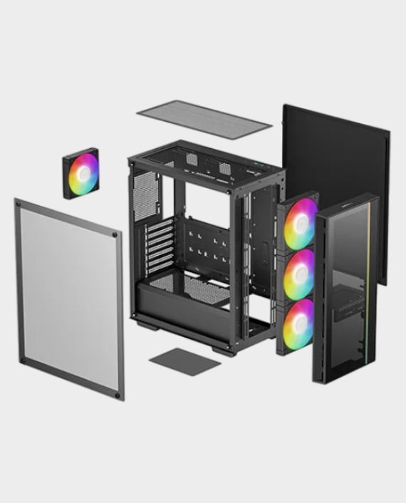 Buy Deepcool Matrexx 50 ADD-RGB 4F Mid-Tower Gaming PC Case in Qatar ...