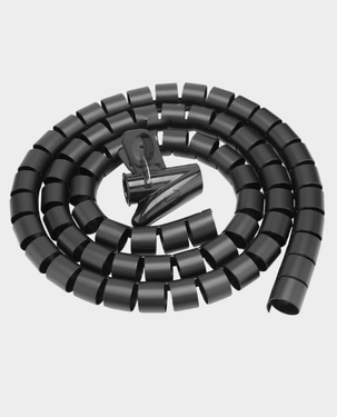 Buy Flexible Spiral Wire Wrap Tube Cable Organizer (5M, Black) in Qatar ...