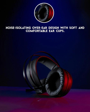Buy Rapoo VH 310 Gaming Headset - VH310 (Black) in Qatar - AlaneesQatar.Qa
