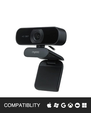 Buy Rapoo C260 FHD 1080P Web Camera in Qatar - AlaneesQatar.Qa