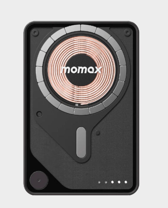 Buy Momax 1-Power X Pro Magnetic Wireless Power Bank 5000mAh with Built-In Usb-C Cable in Qatar ...