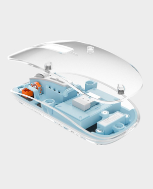 Buy WiWU WM105 Crystal Transparent Magnetic Wireless Mouse in Qatar ...