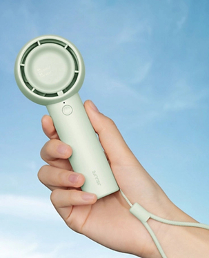 Buy JisuLife Handheld Fan Life 5 (Mint Green) in Qatar - AlaneesQatar.Qa