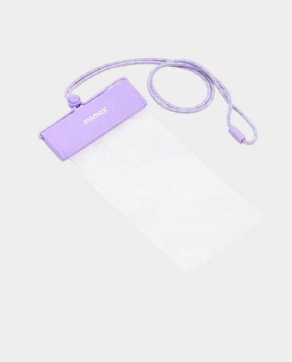 Buy Momax Portable Hanging Phone Waterproof Pouch Bag (Purple) in Qatar ...