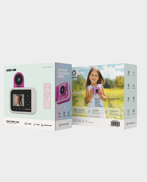 Buy Green Lion Snap Print Cam (Pink) in Qatar - AlaneesQatar.Qa