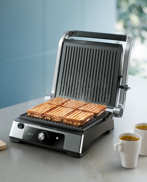 Buy Philips 5000 Series Contact Grill HD6301/90 in Qatar - AlaneesQatar.Qa
