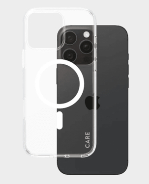 Buy CARE by PanzerGlass Flagship White MagSafe Case for iPhone 16 Pro (Transparent) in Qatar ...