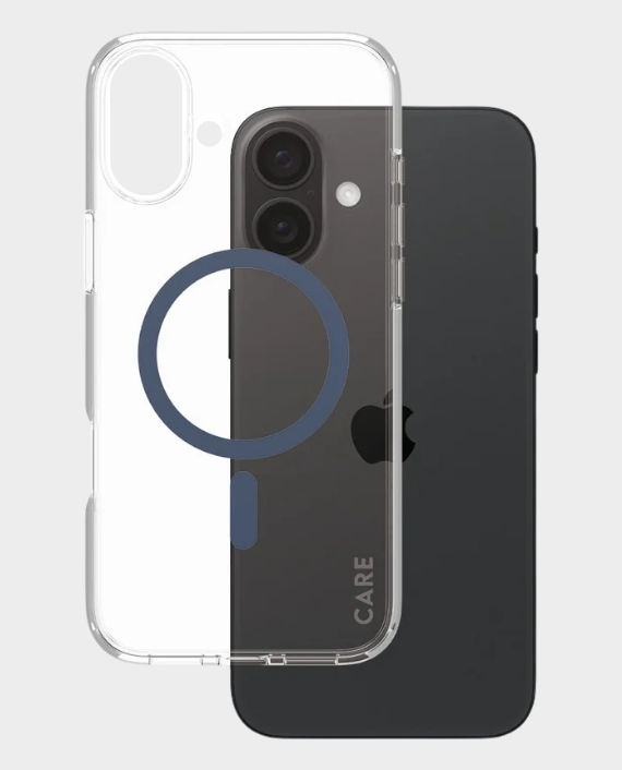 Buy CARE by PanzerGlass Flagship Blue MagSafe Case for iPhone 16 (Coronet Blue) in Qatar ...