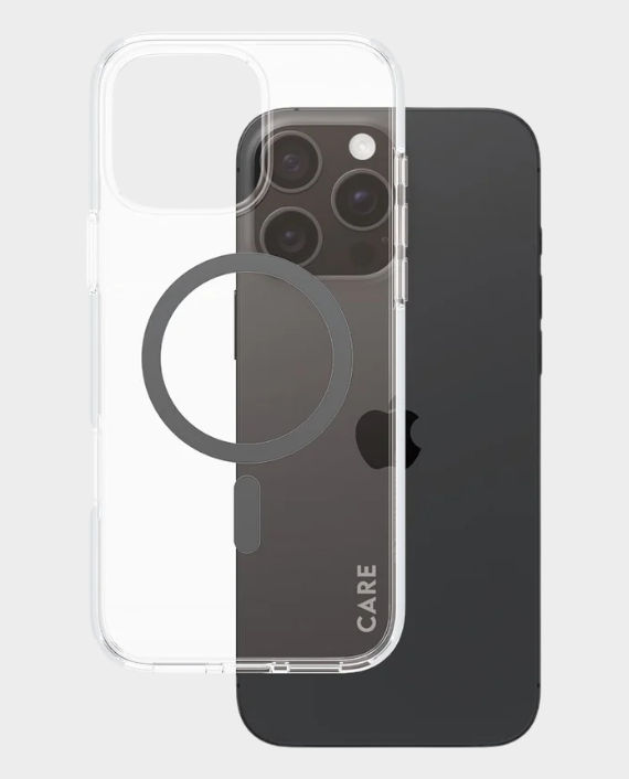 Buy CARE by PanzerGlass Flagship Black MagSafe Case for Apple iPhone 16 Pro (Transparent) in ...