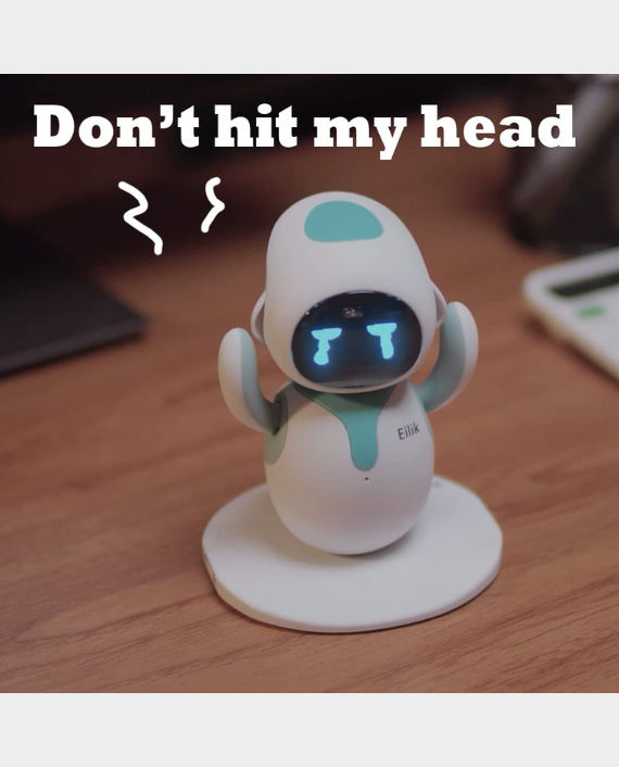 Buy Eilik Desktop Companion Robot (Blue) in Qatar - AlaneesQatar.Qa